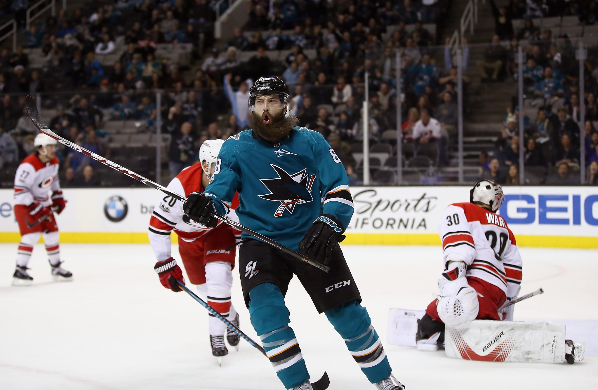 Sharks rally, then top Hurricanes in overtime
