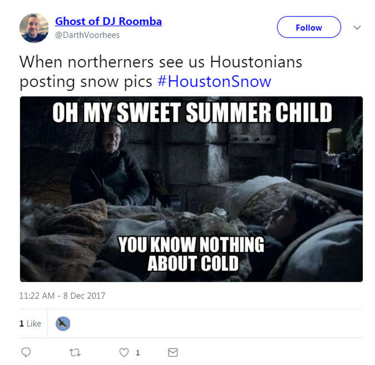 Snow in Houston has people busting out hilarious memes