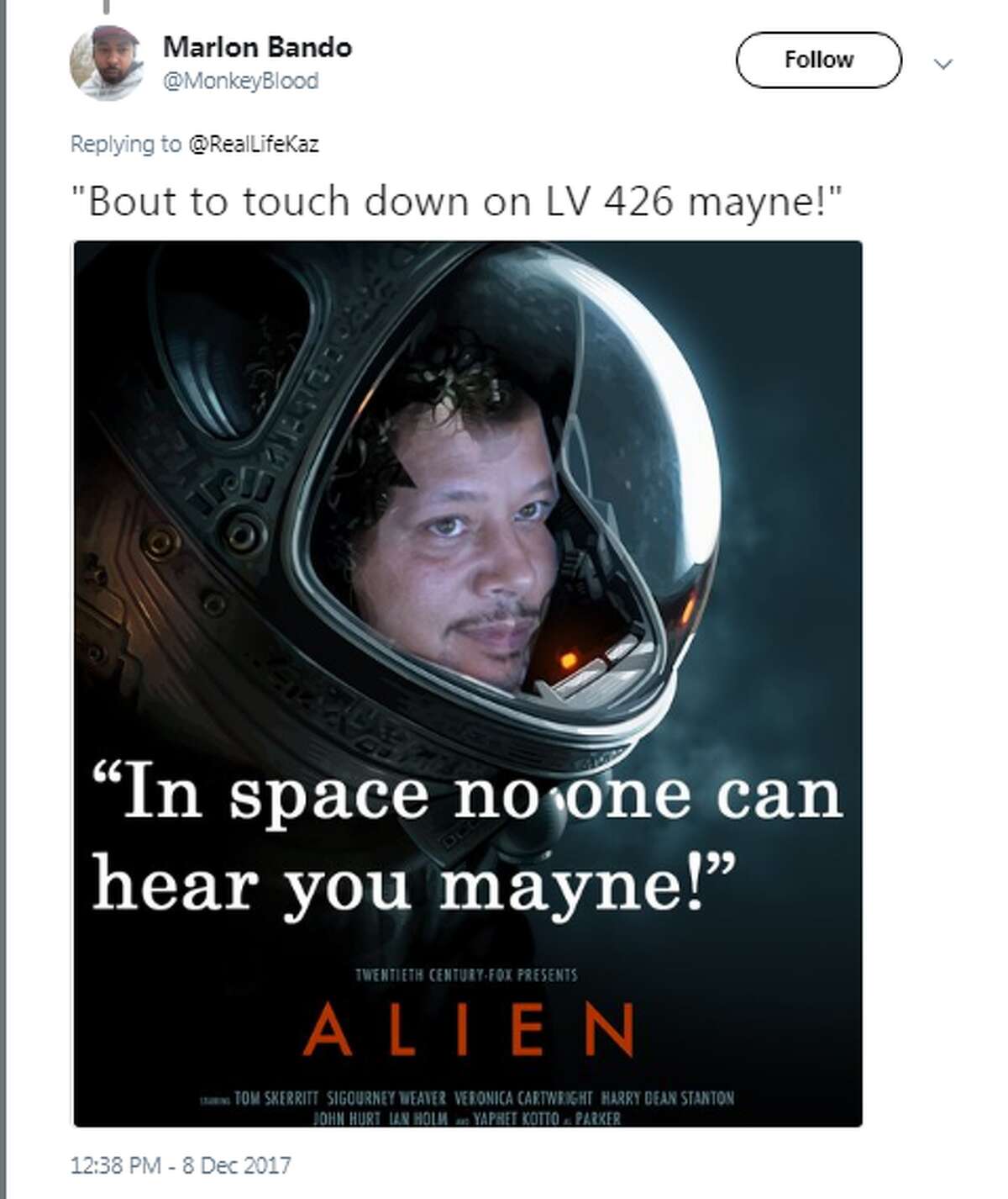 Terrence Howard as a Jedi is the internet's best new meme