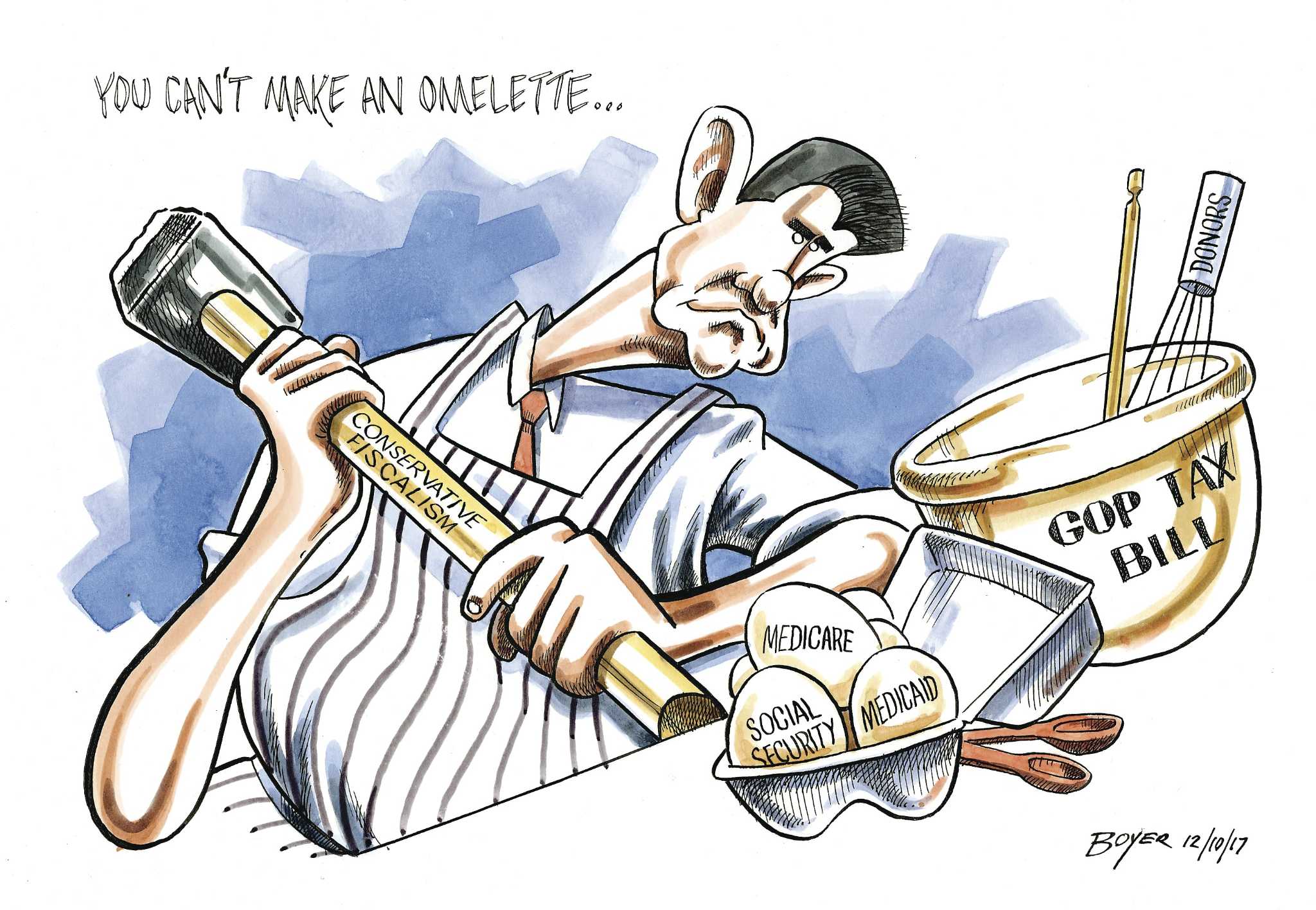 Top Political Cartoons Of 2017
