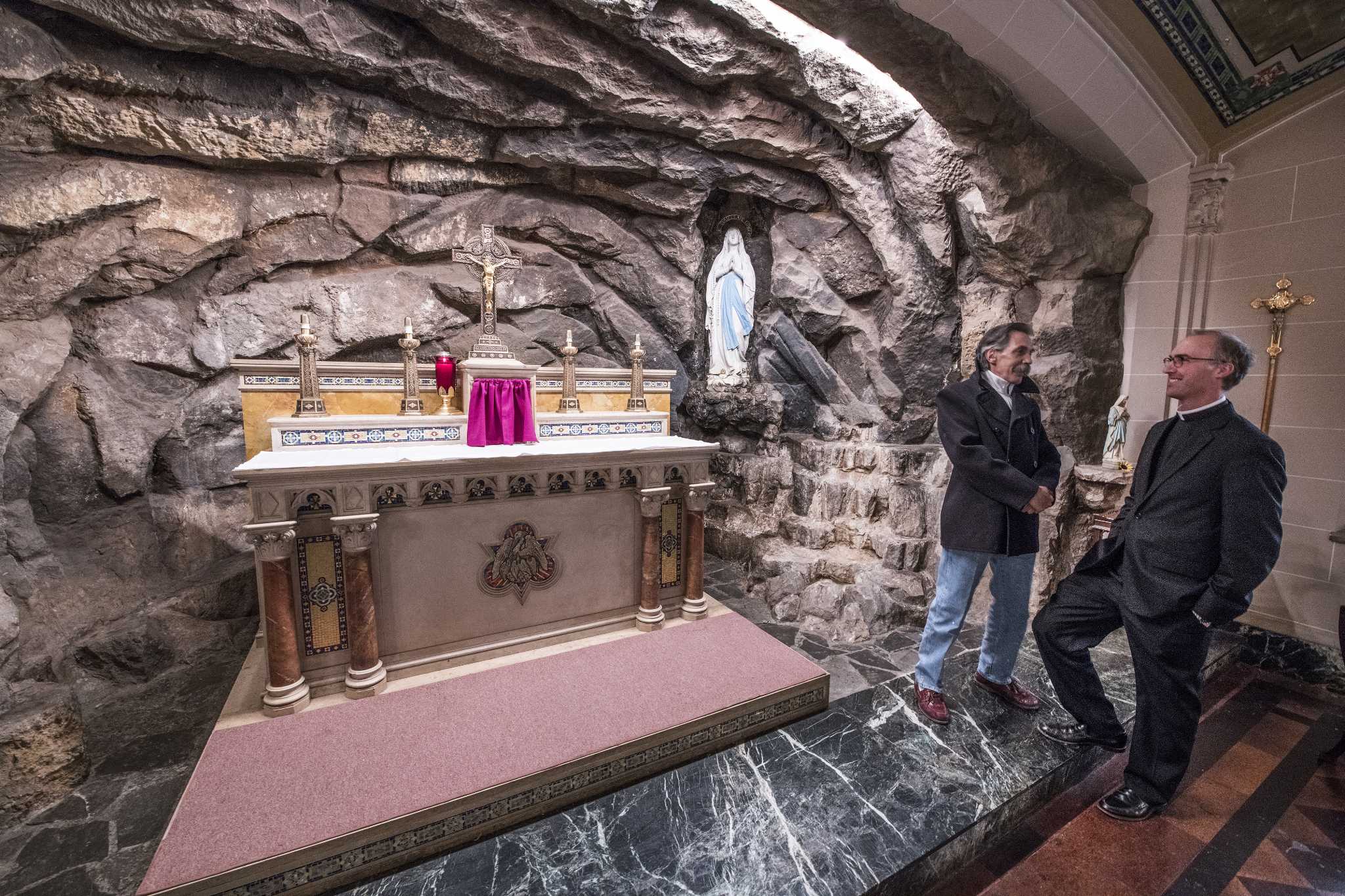 Albany Diocese and Vincentian alum join efforts to revive grotto