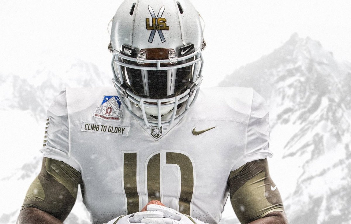 Check out Army's awesome all-white uniforms
