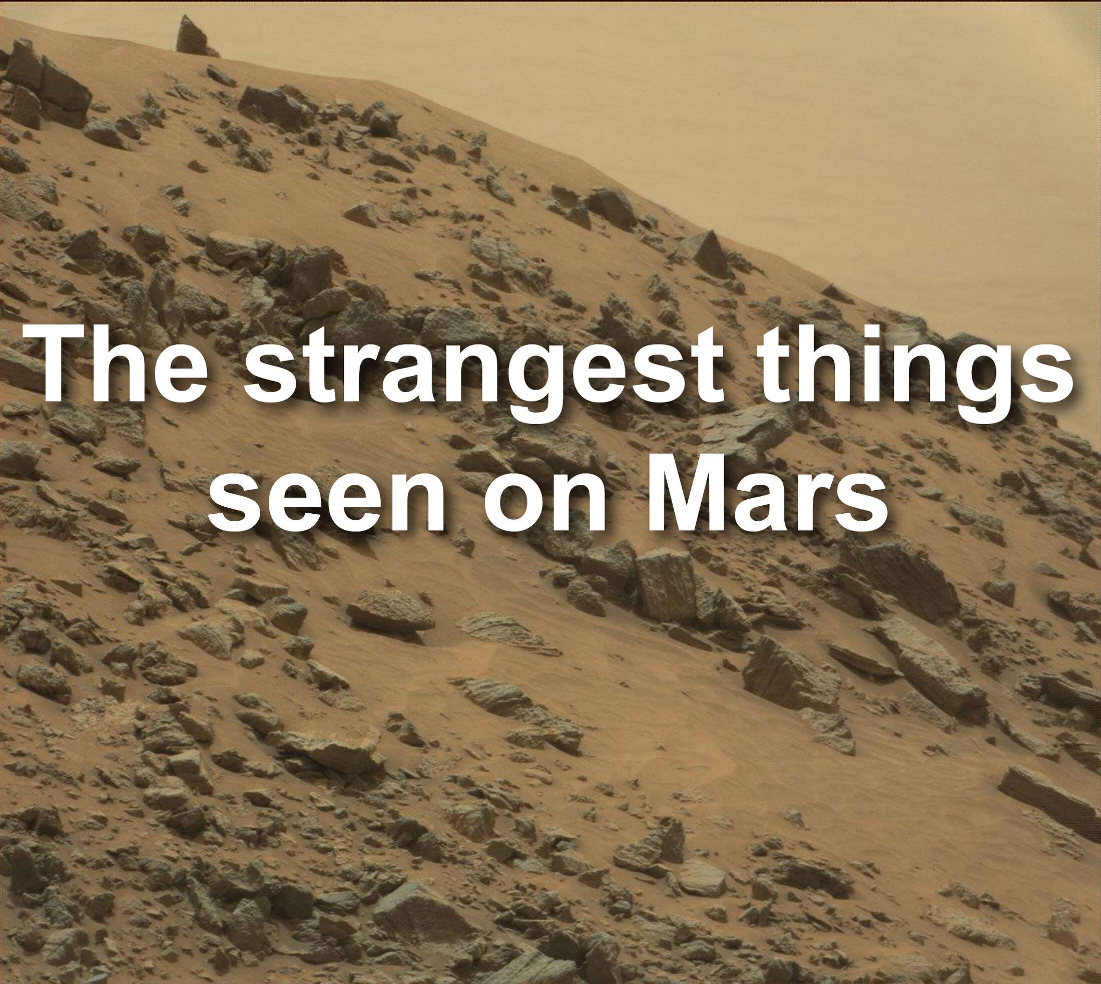A strange thing seen on Mars that might actually mean something