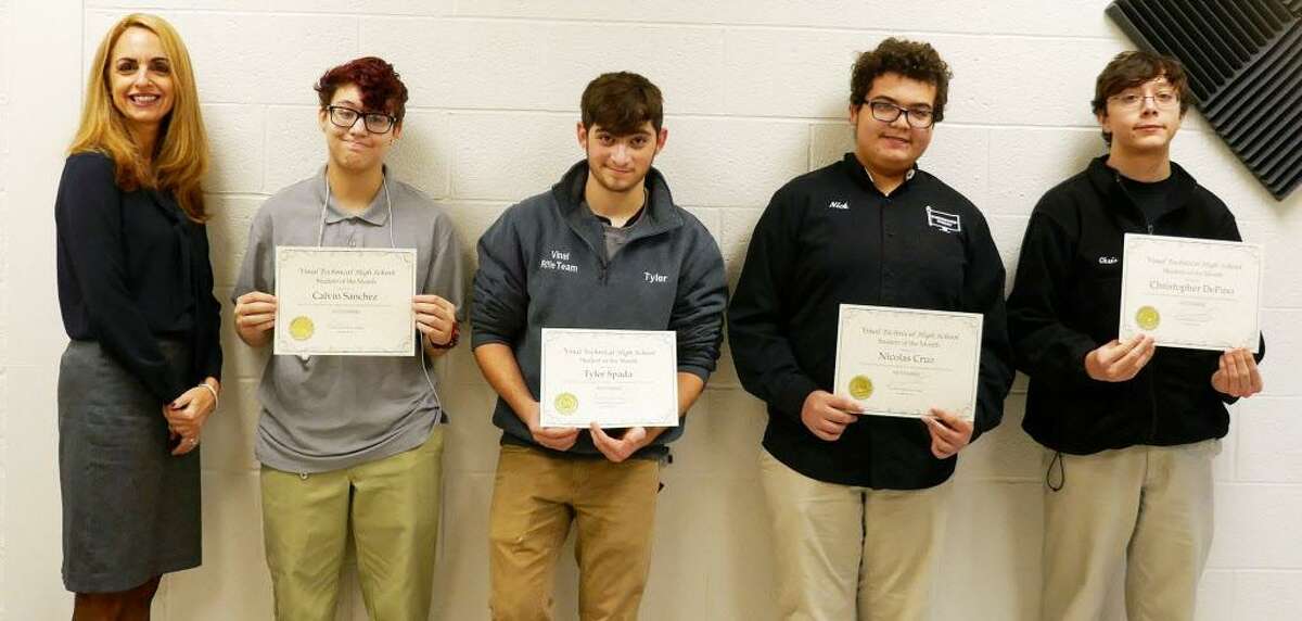 Vinal Tech in Middletown names November students of month