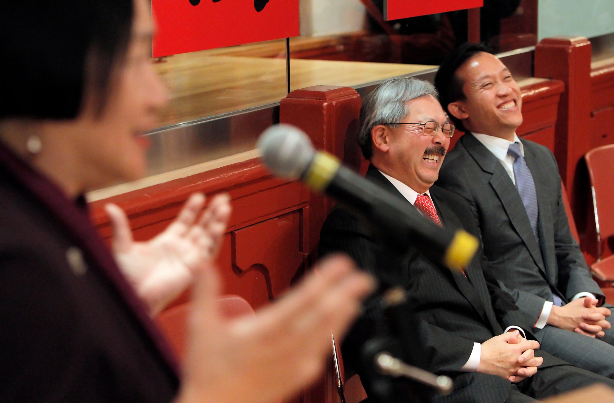 ‘Giants fever’ and a famous brother — recalling Mayor Lee’s cornball humor