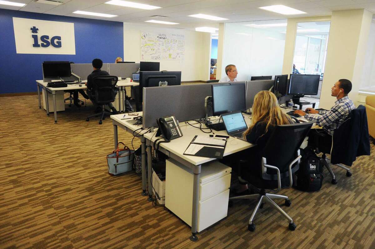 Stamford-based ISG’s CEO rings Nasdaq opening bell