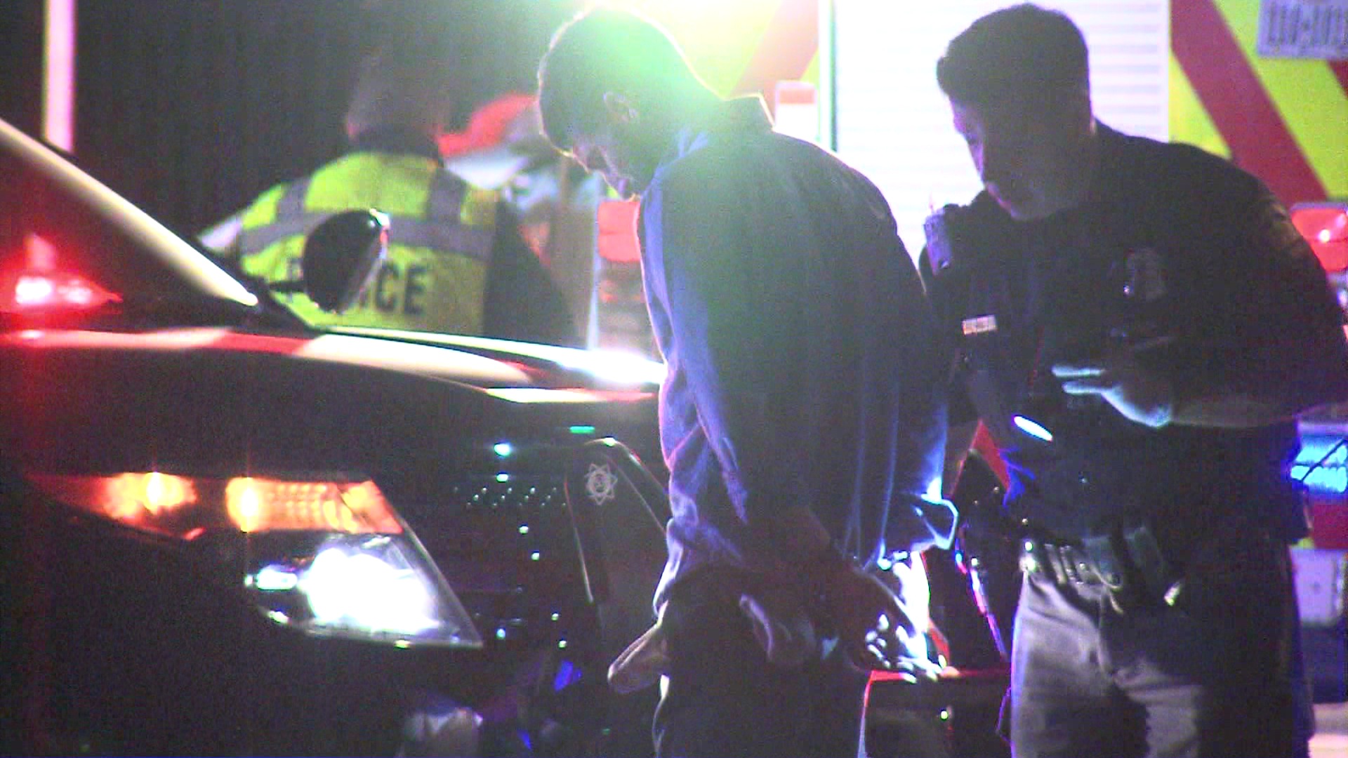 Alleged drunk driver arrested after 3-vehicle crash that injured 2