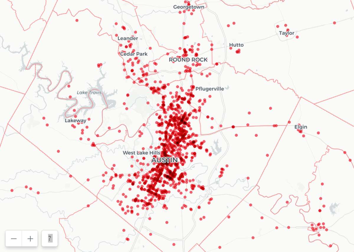Map shows Texas' most dangerous places for pedestrians
