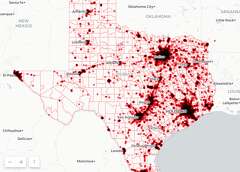 Map shows Texas' most dangerous places for pedestrians