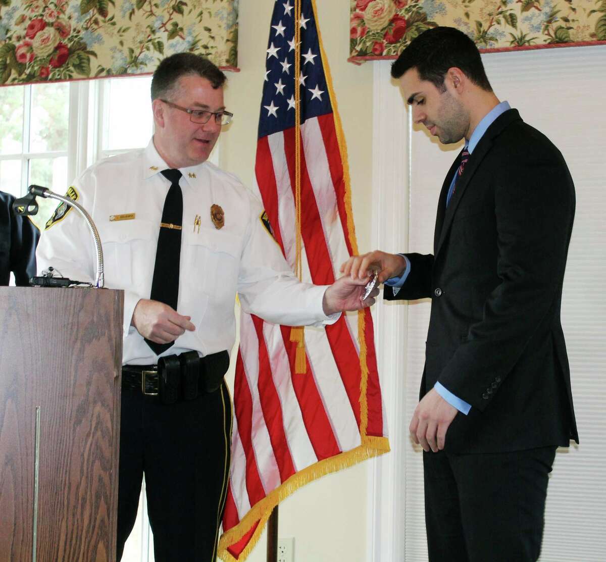 Former ballplayer turns to police work