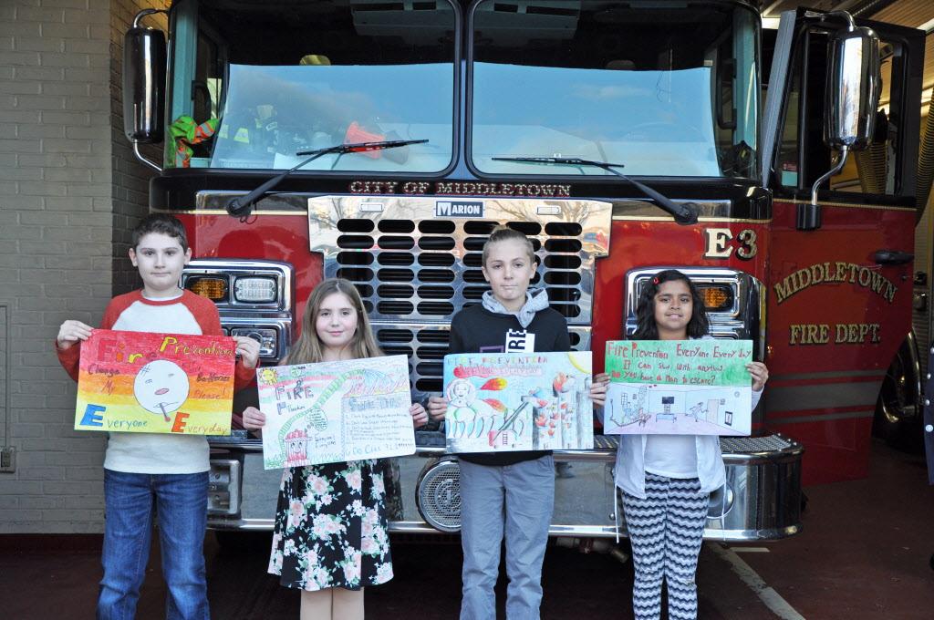 Middletown 4th-, 5th-graders win fire prevention poster contest
