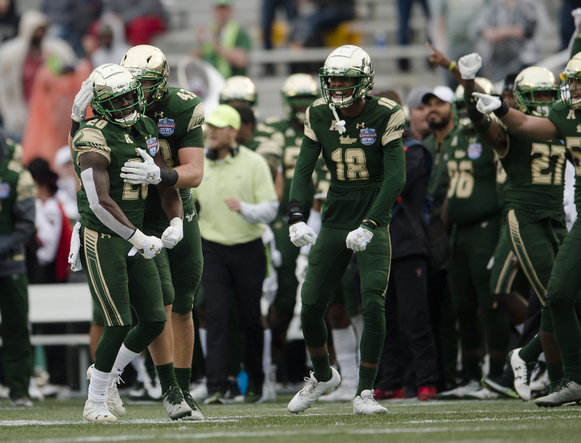 QB Quinton Flowers propels No. 23 USF past Texas Tech in Birmingham Bowl