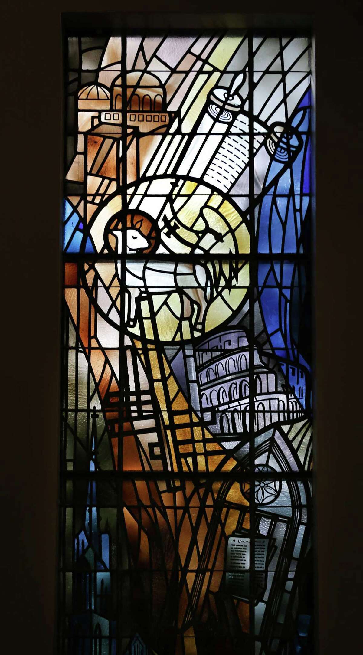 Churches’ stained-glass windows show and tell a story of faith