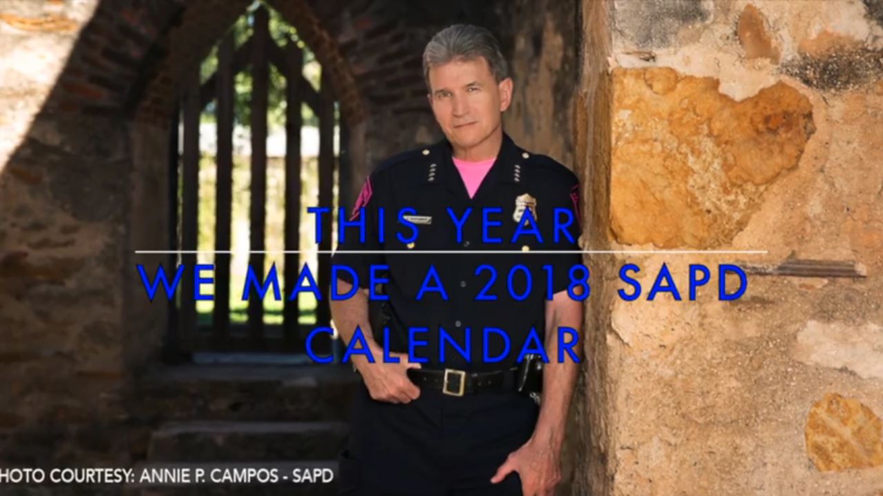San Antonio police donate 'hot cop' calendar proceeds to schools hit by ...
