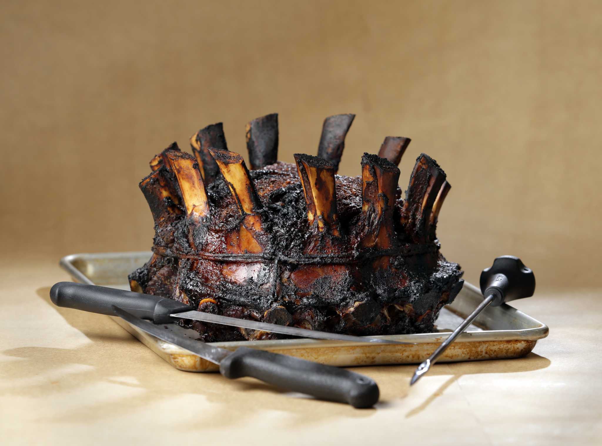 How to conquer a standing crown rib roast at home