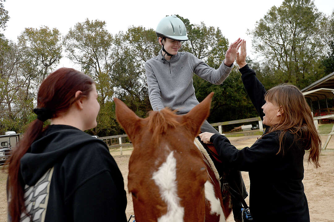 Therapeutic riding facility helps clients, staff cope after Harvey