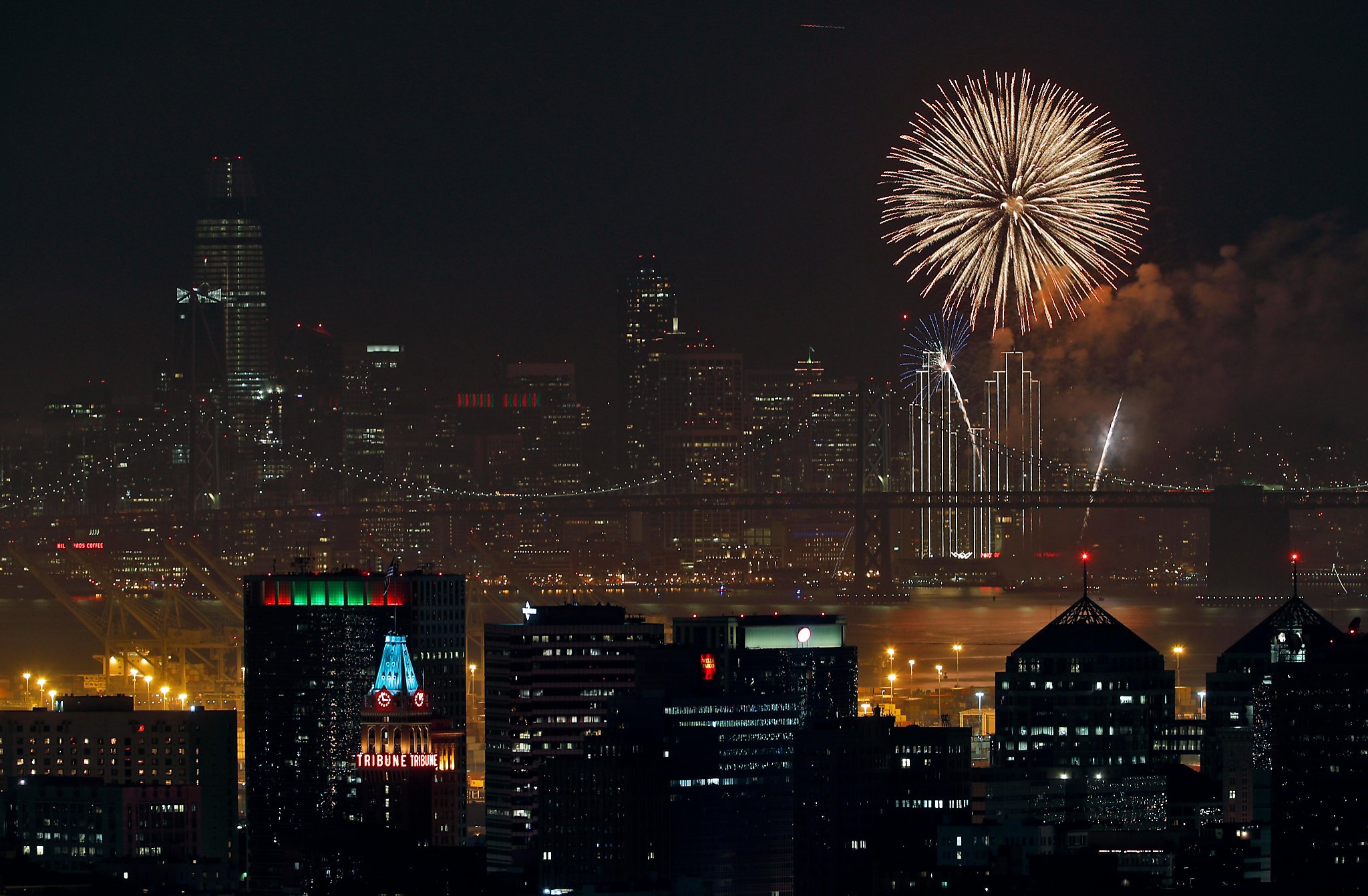 San Francisco rings in 2018 as many say 'good riddance' to 2017