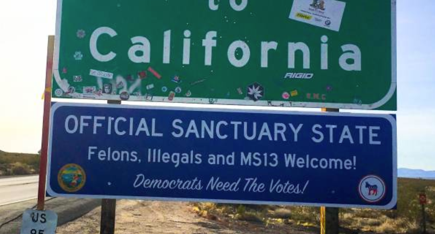Fake signs removed from California highways 'welcome' gang members ...