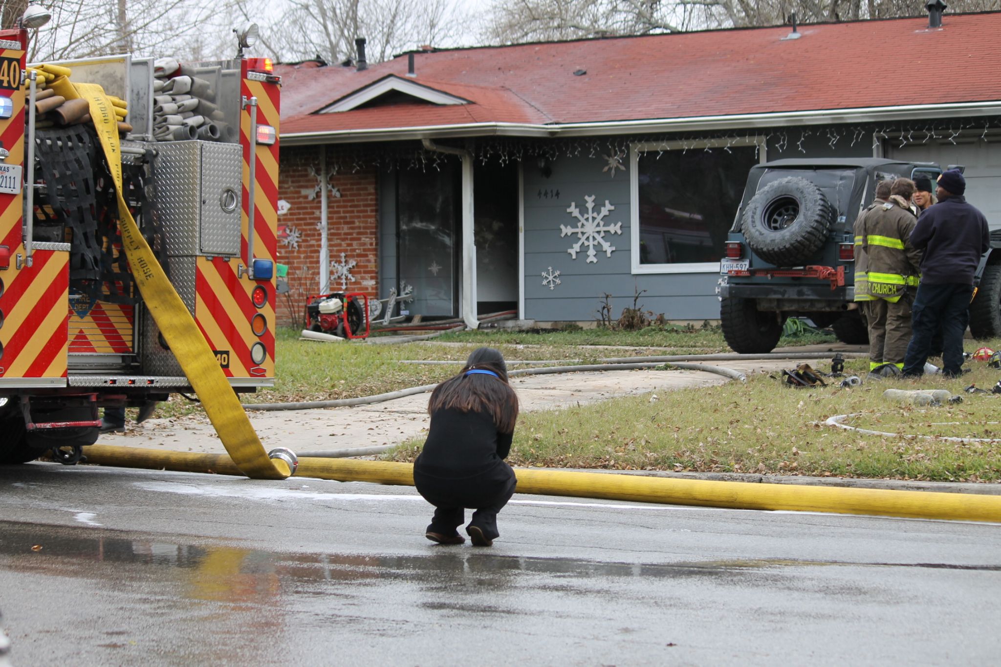 Father and baby escape Northeast Side house fire thanks to neighbor's help