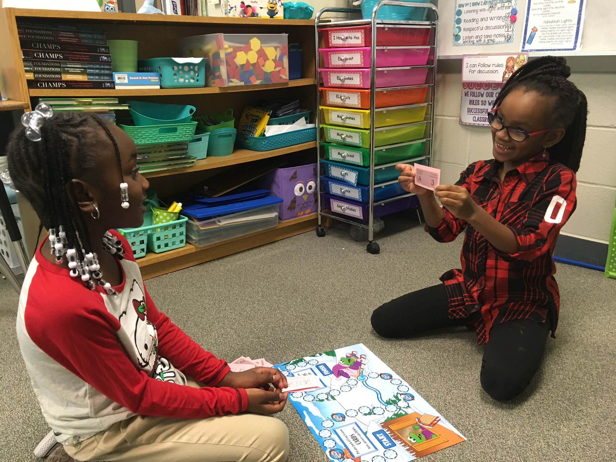 First-graders play to learn