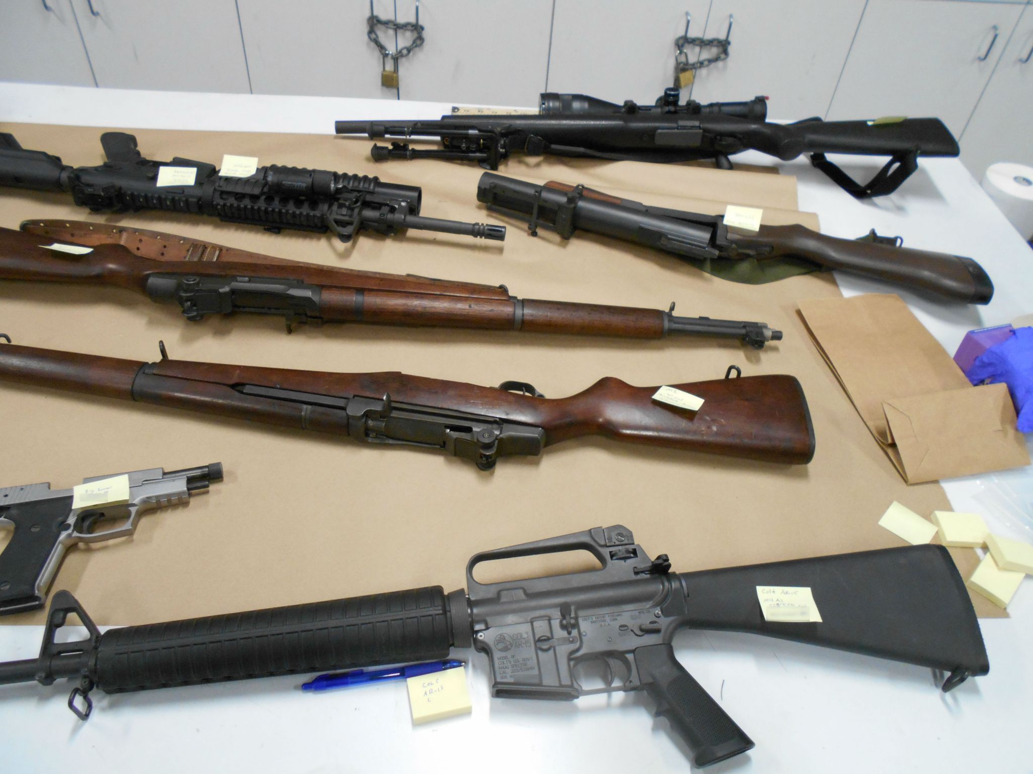 35+ guns seized from domestic violence suspect's Seattle home