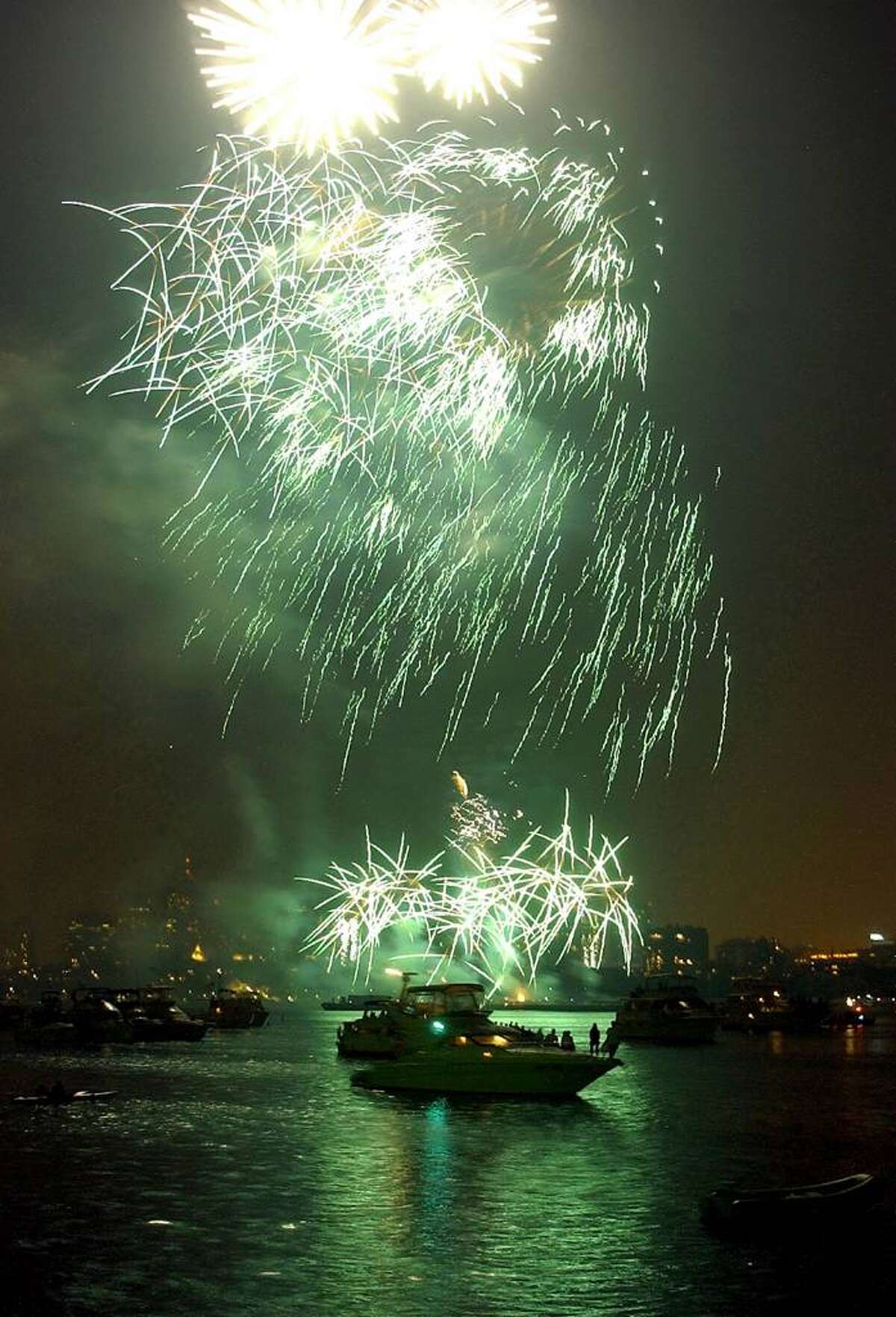 Fireworks shows around the area