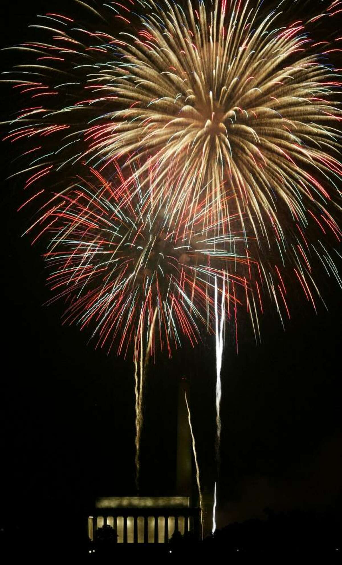 Fireworks shows around the area