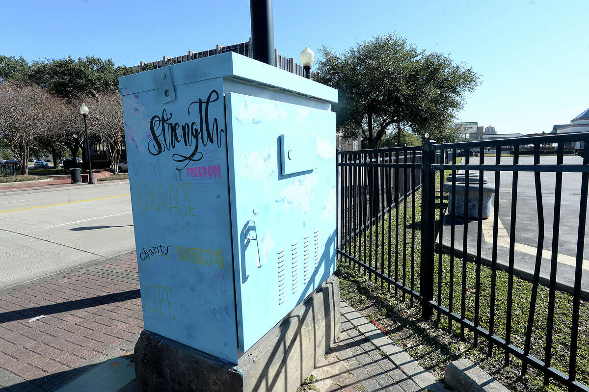 Photos: Painted traffic boxes add color to Downtown Beaumont