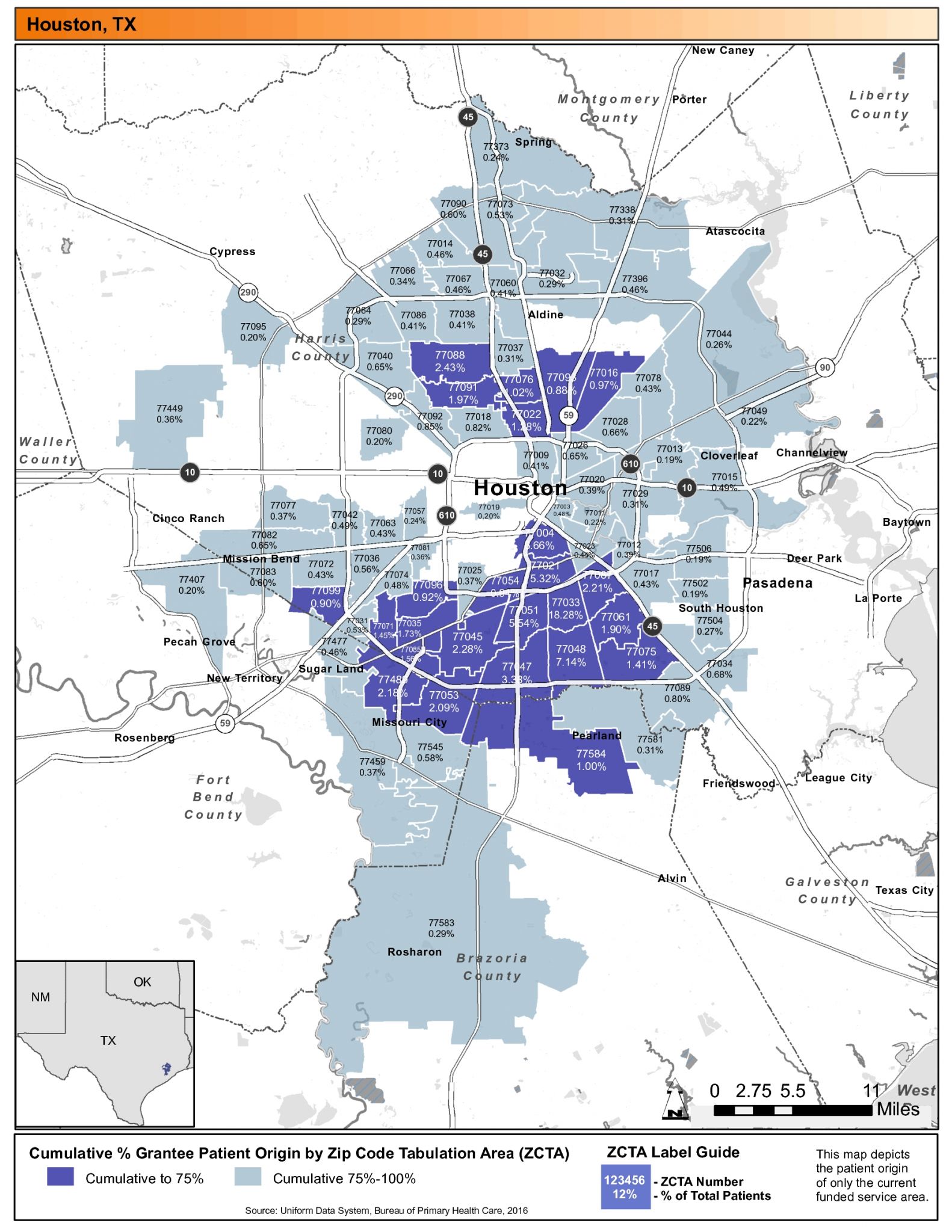 Zip Code Map Houston Area