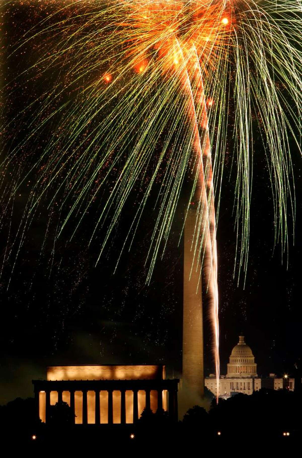 Fireworks shows around the area
