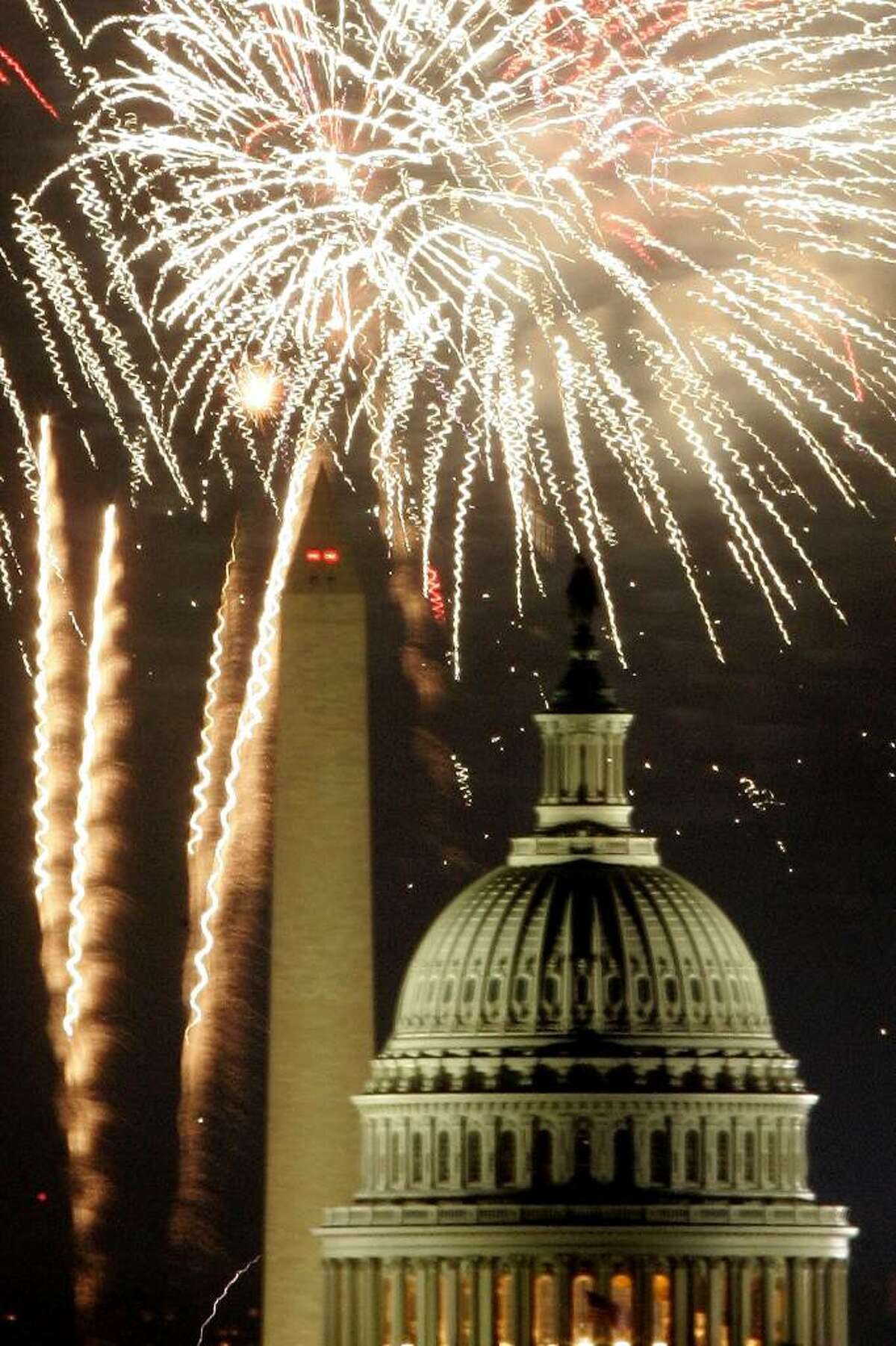 Fireworks shows around the area