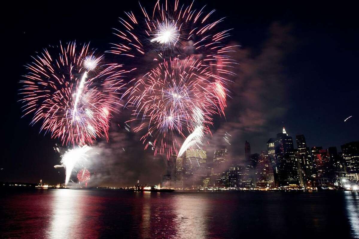 Fireworks shows around the area