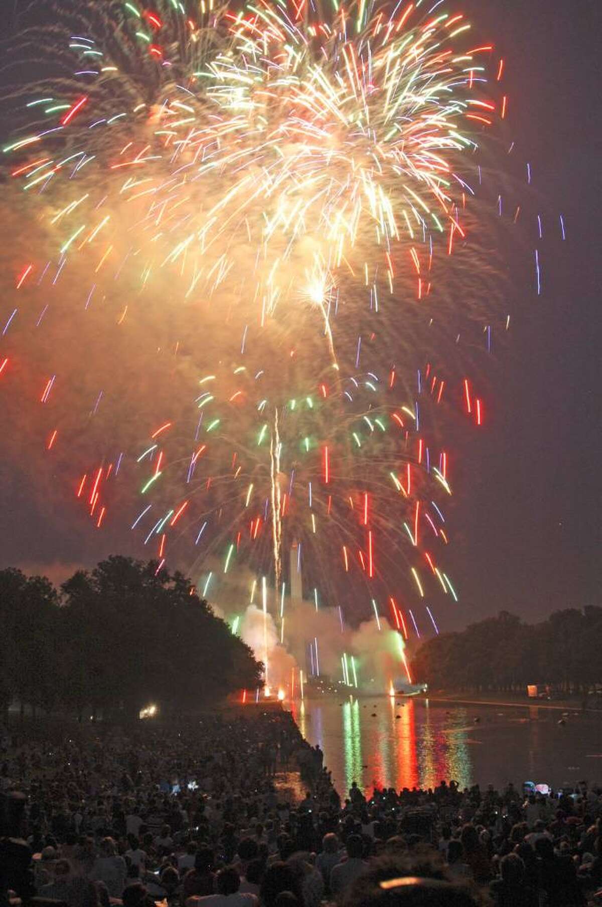 Fireworks shows around the area