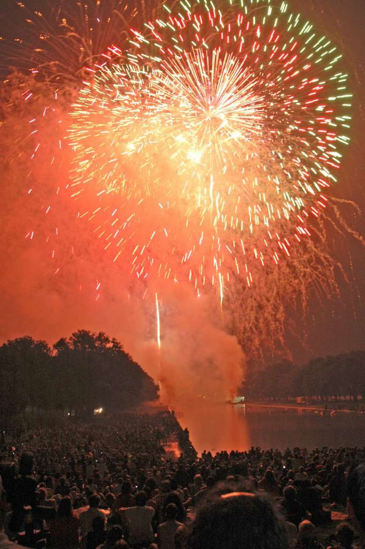 Fireworks shows around the area