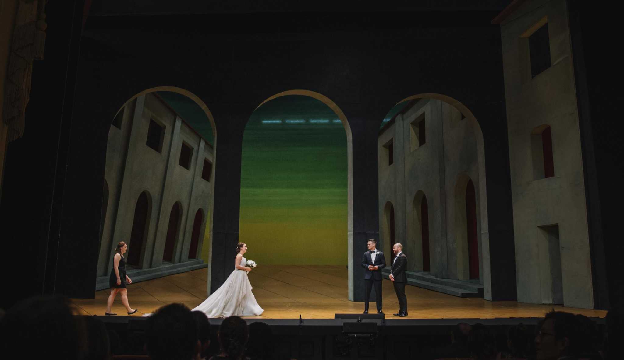 Opera dress rehearsal sets stage for love