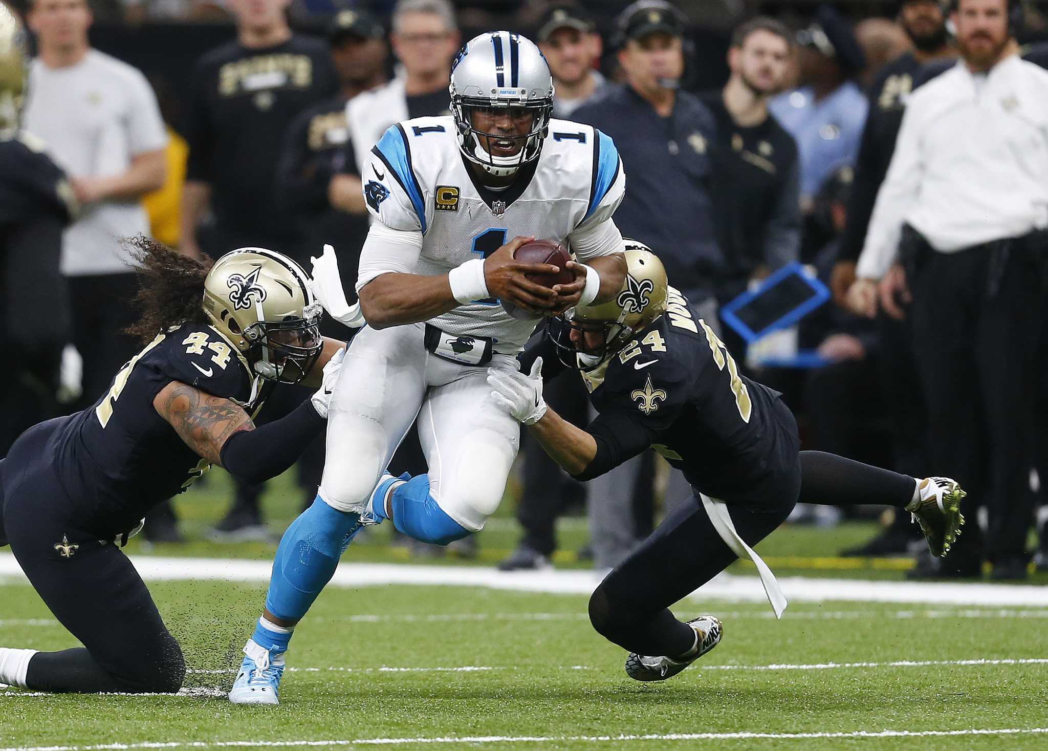 Saints-Panthers rivalry becomes a trilogy in the playoffs