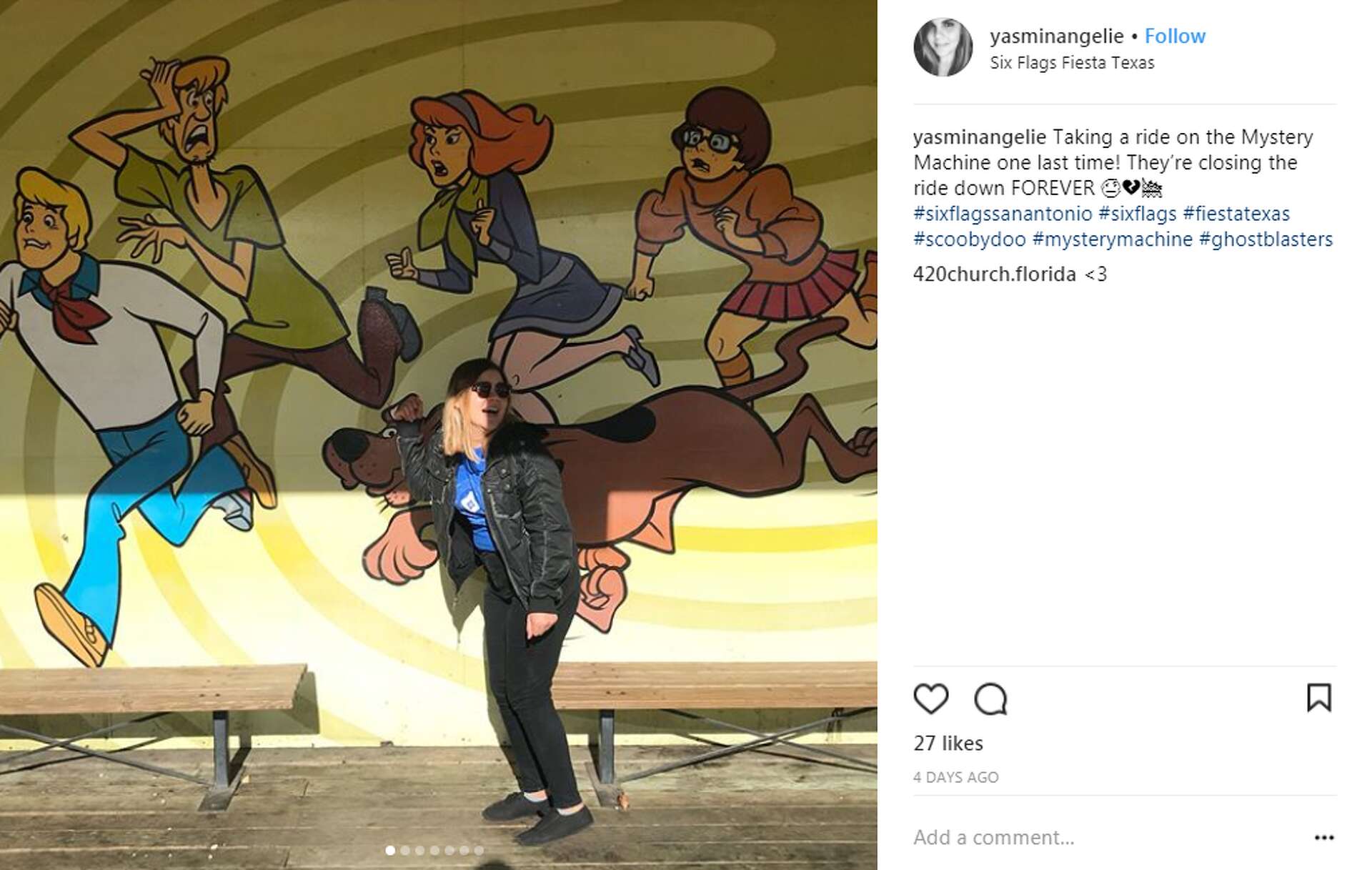 One last ride: San Antonians say 'goodbye' to Scooby-Doo Ghostblasters ...