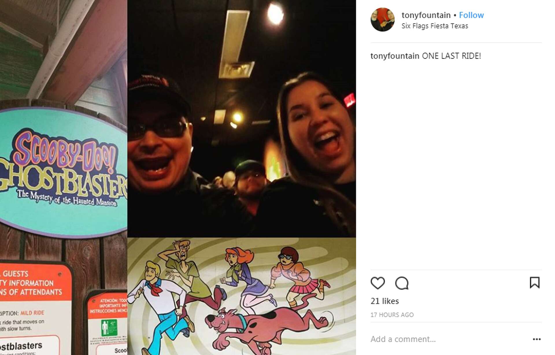 One last ride: San Antonians say 'goodbye' to Scooby-Doo Ghostblasters ...