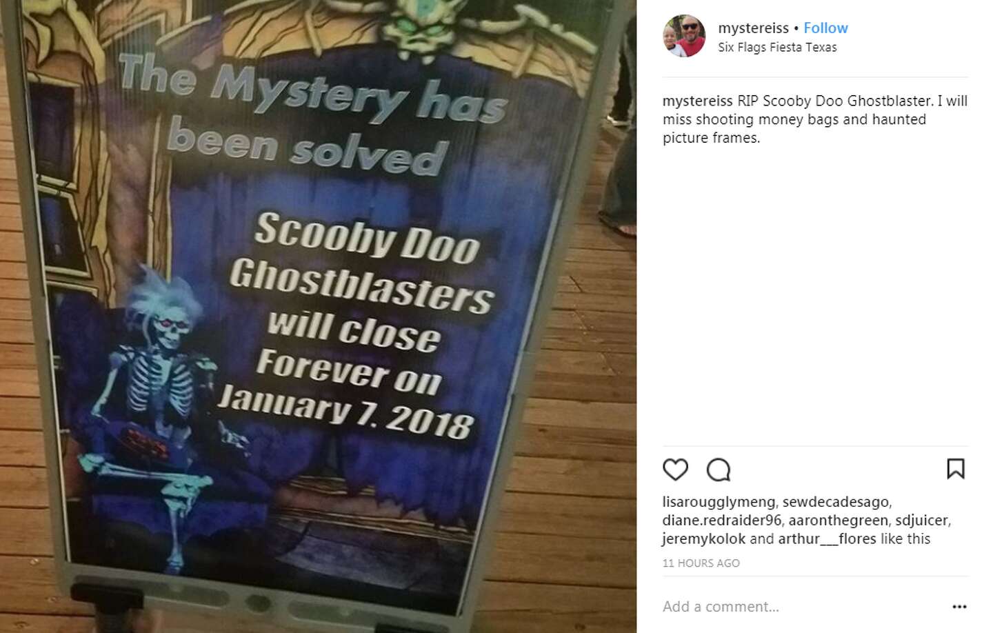 One last ride: San Antonians say 'goodbye' to Scooby-Doo Ghostblasters ...