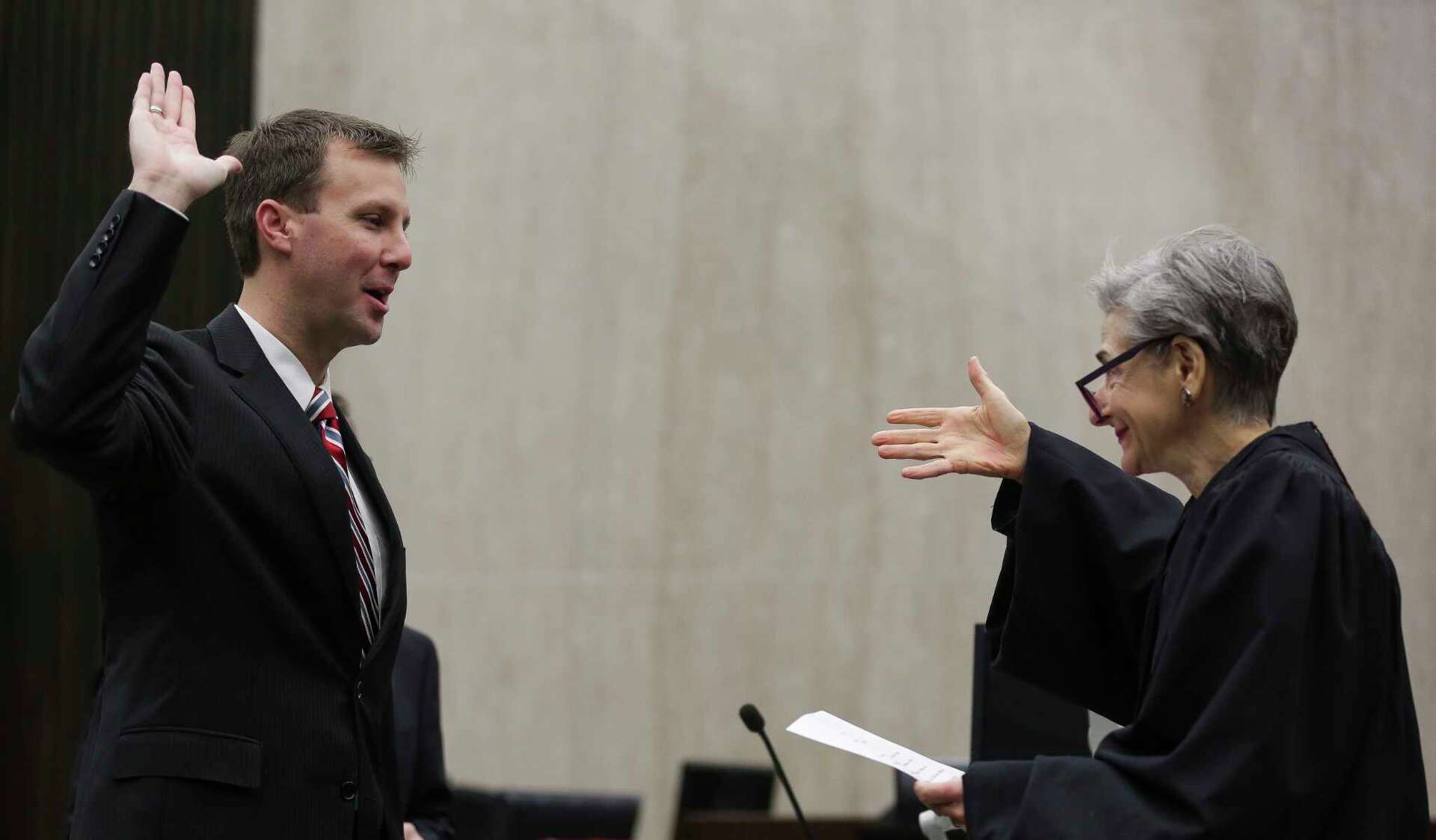 Ryan Patrick, son of lieutenant governor, sworn in as U.S. attorney