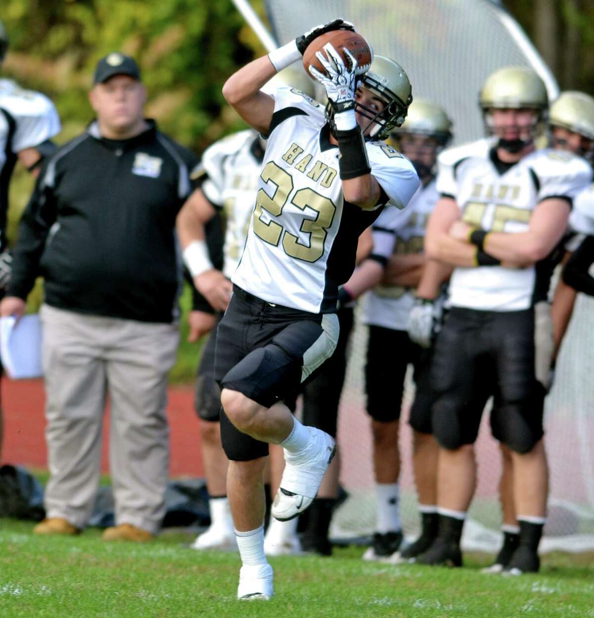 Wilbur Cross Hand football 1021