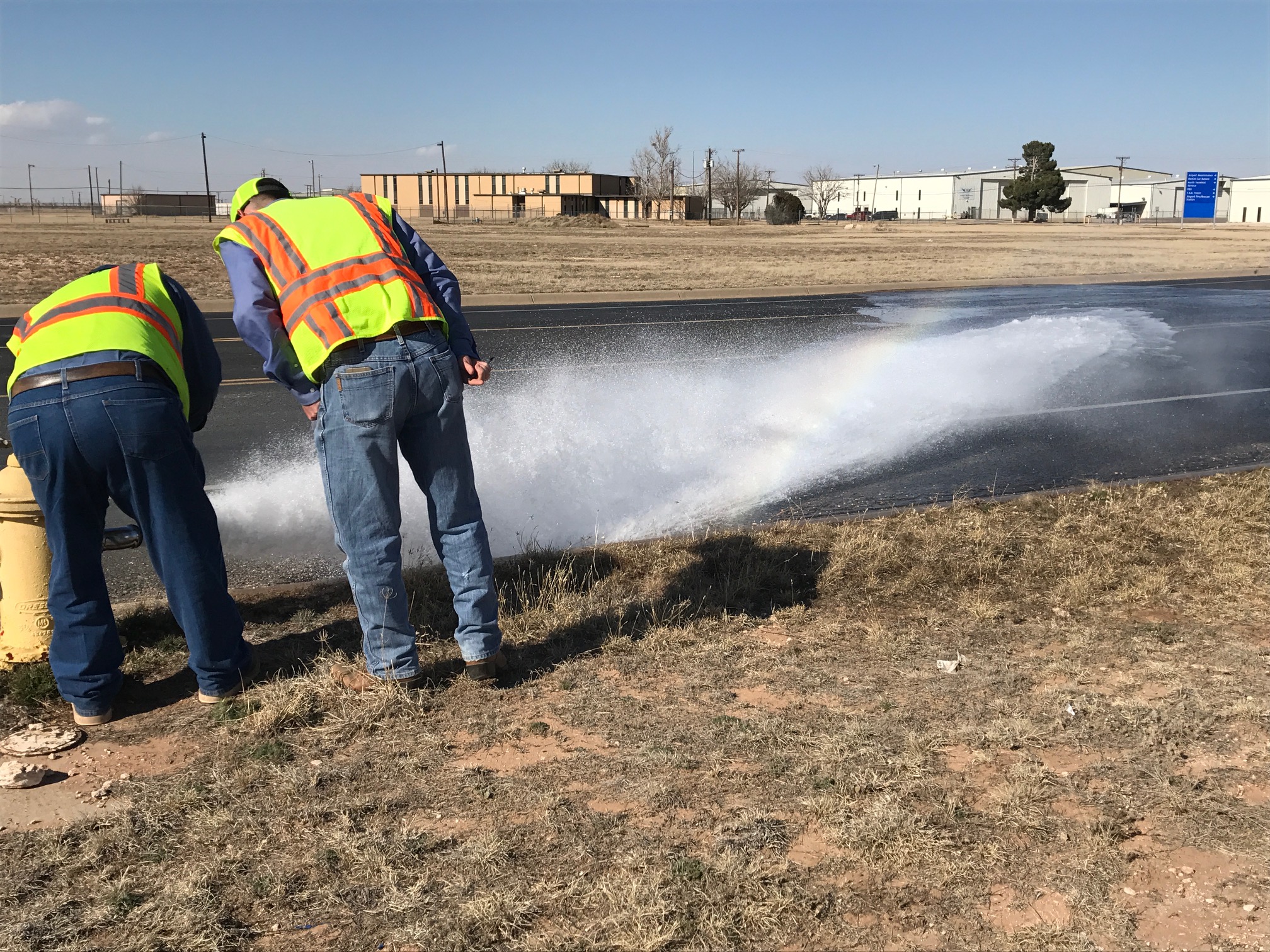 City tests fire hydrant pressure across Midland