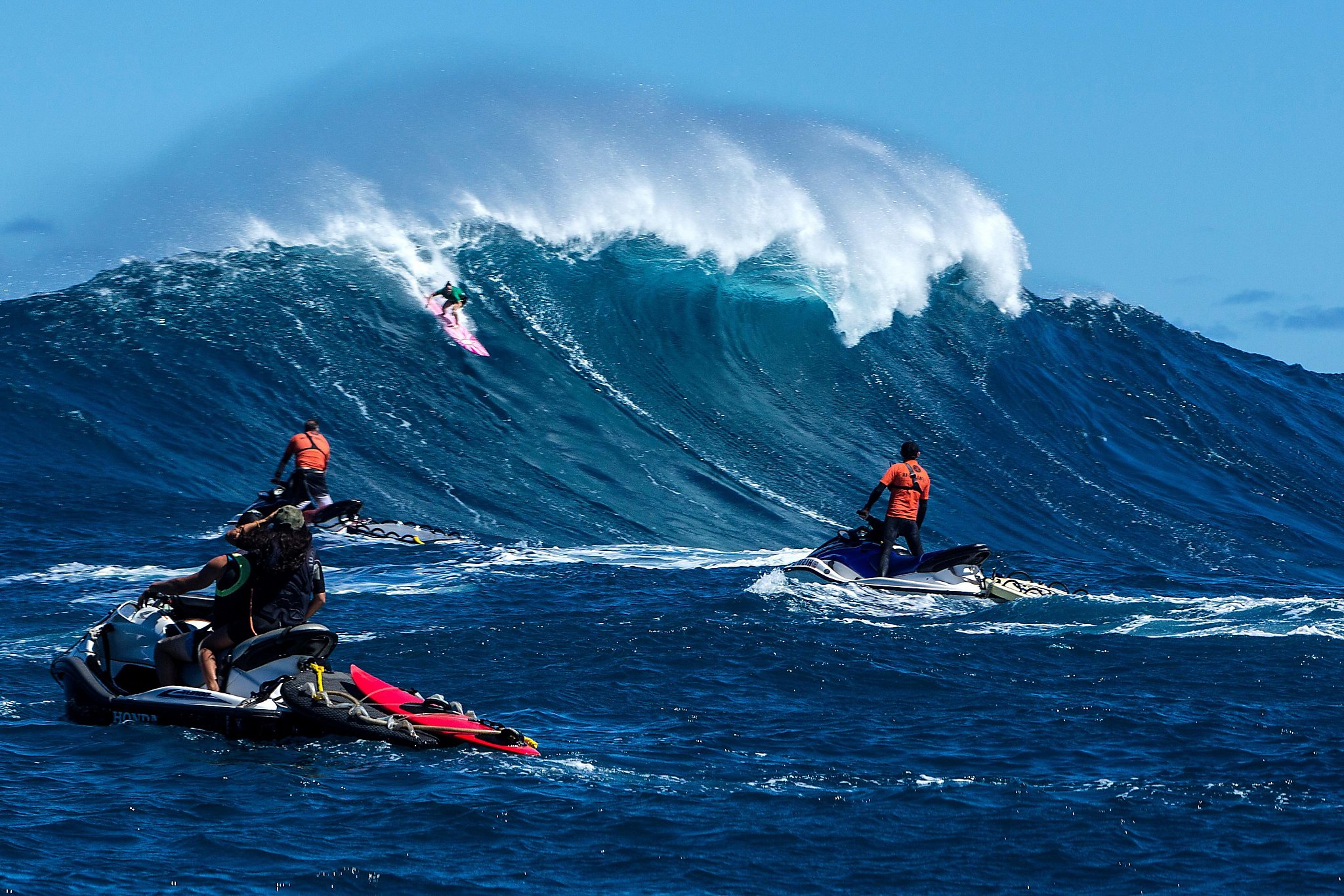 Finally, World Surf League offers equal prize money for women and men