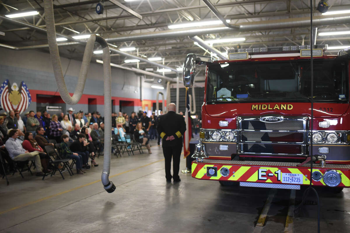 Midland Fire Department bid farewell to David Hickman
