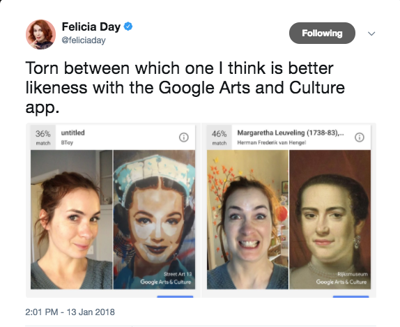 Google app finds museum doppelgängers for selfie-takers around the world