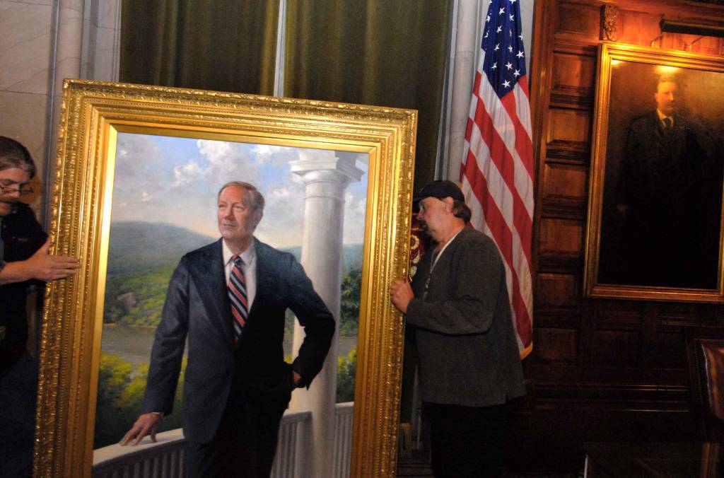 Pataki takes his place in history