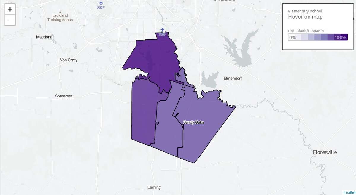 Maps show how segregated San Antonio-area schools are
