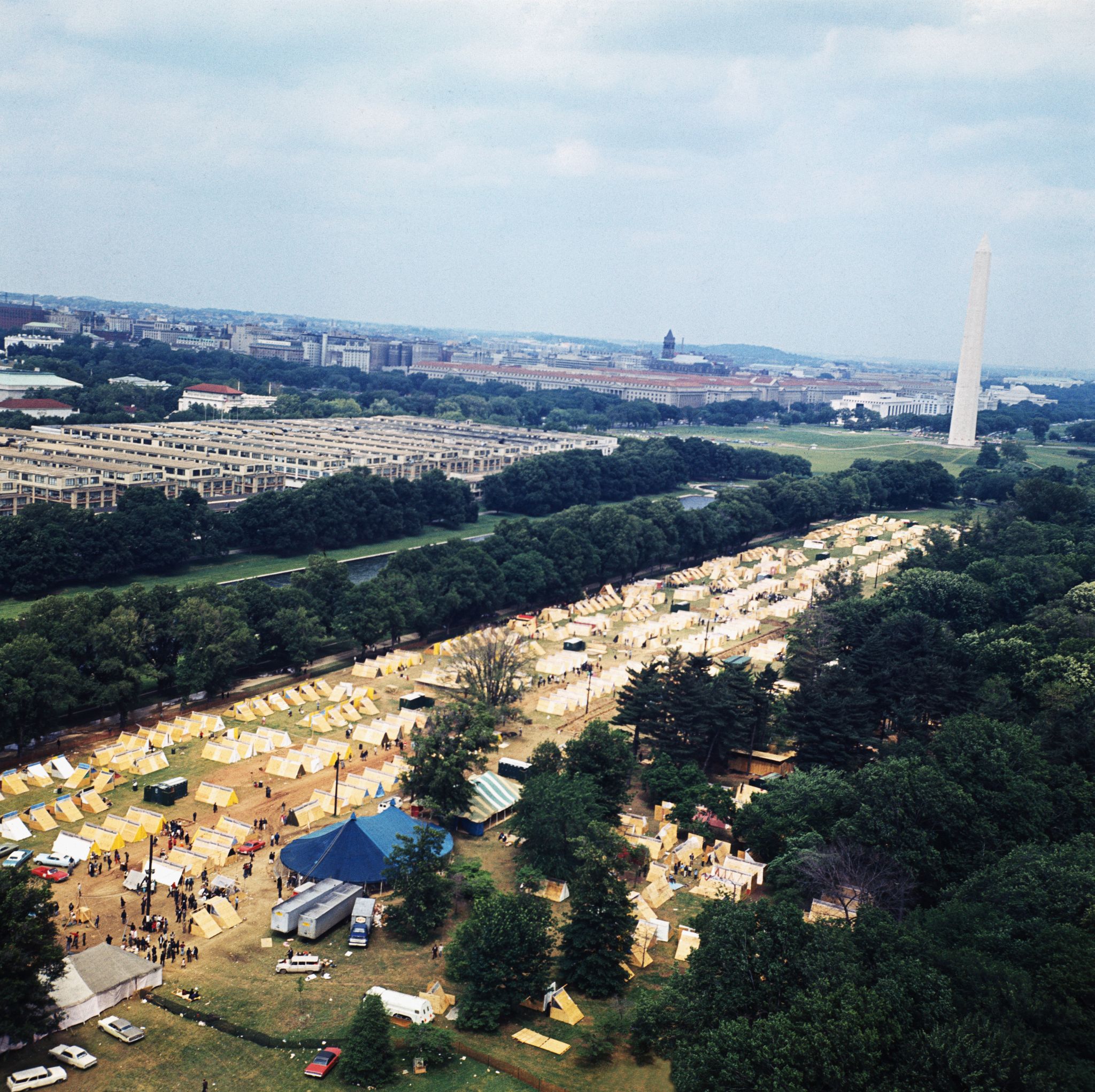 Resurrection City in Washington DC, part of MLK Jr.'s Poor People's ...
