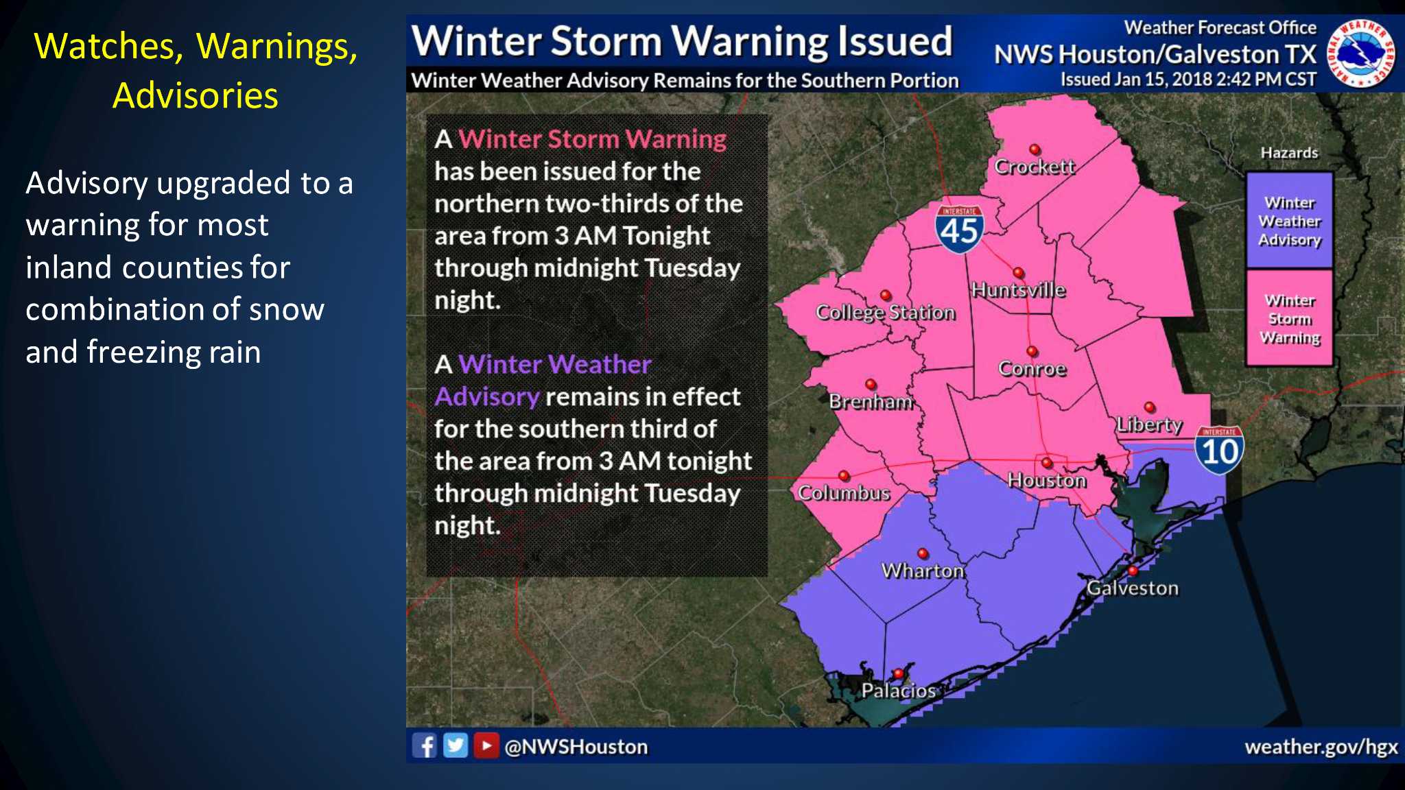 Inclement weather forces closings across county