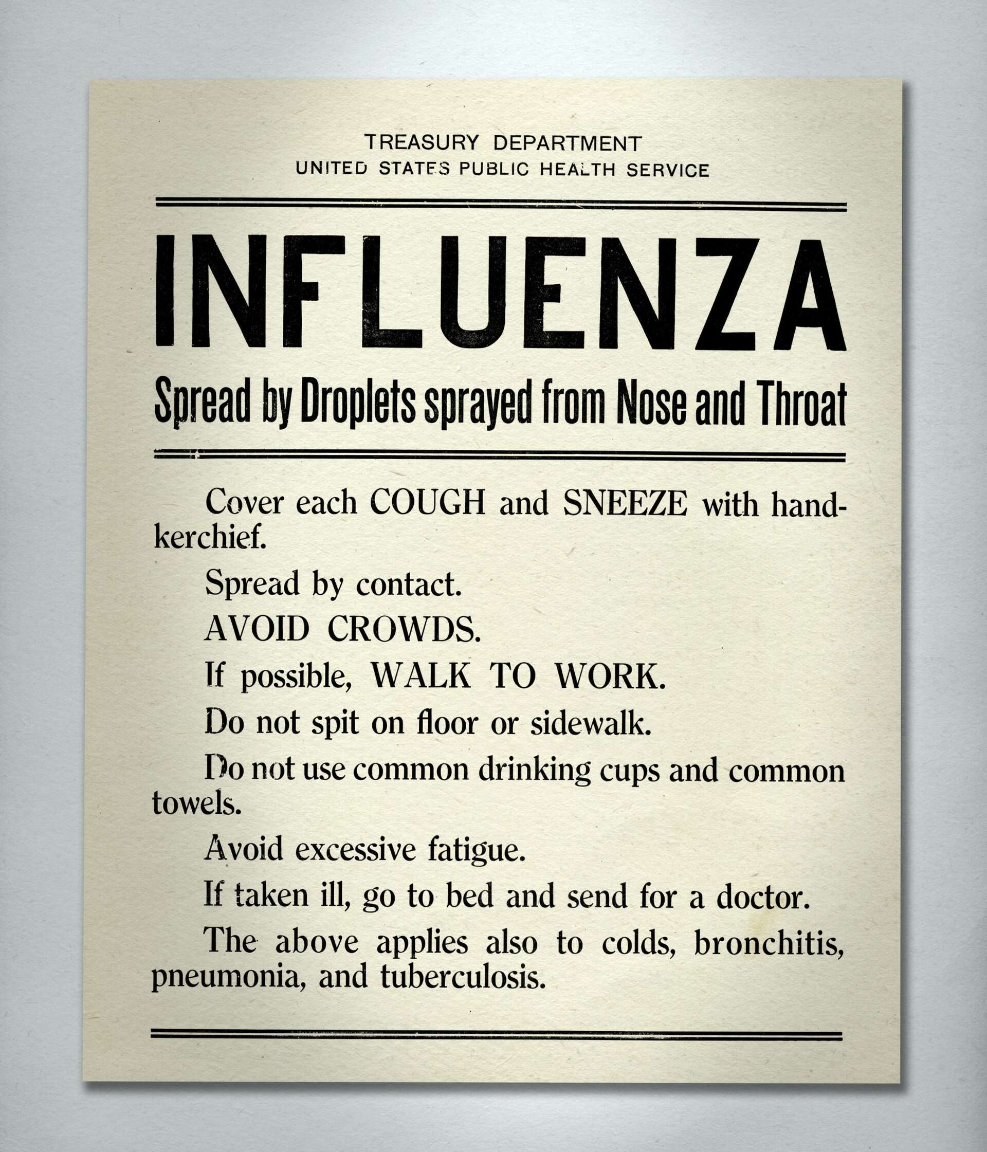 Photos: What the flu looked like 100 years ago